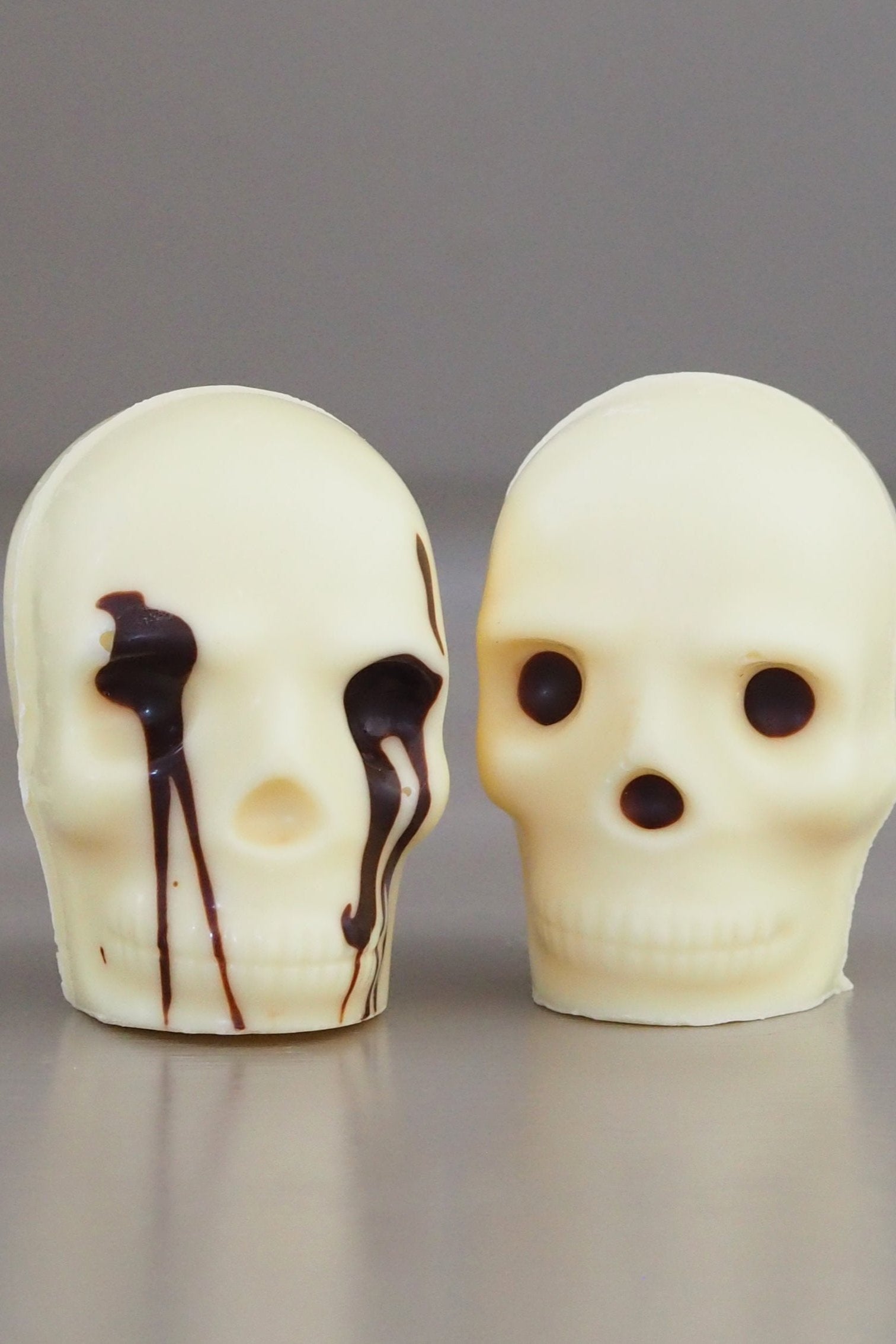 White Decorated Skulls – Audrey's Chocolates